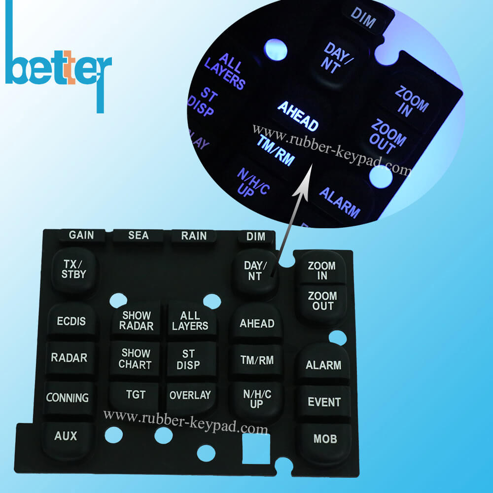 PU Coated Silicone Rubber Keypad from China manufacturer - Xiamen ...