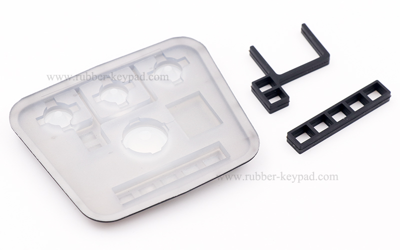 Custom Backlit Rubber Button Cover | Illuminated Keypad