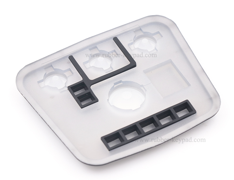 Custom Backlit Rubber Button Cover | Illuminated Keypad