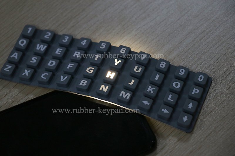 Backlit Rubber Keypad with PU Coating from China manufacturer - Xiamen ...