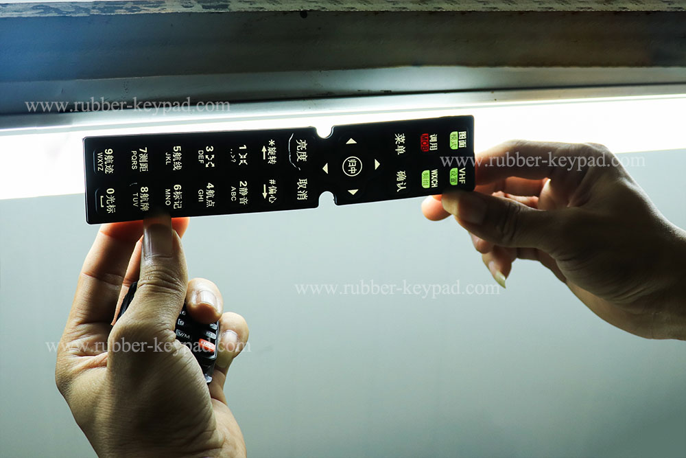 Custom TV Remote Control Silicone Rubber Keypad from China manufacturer ...