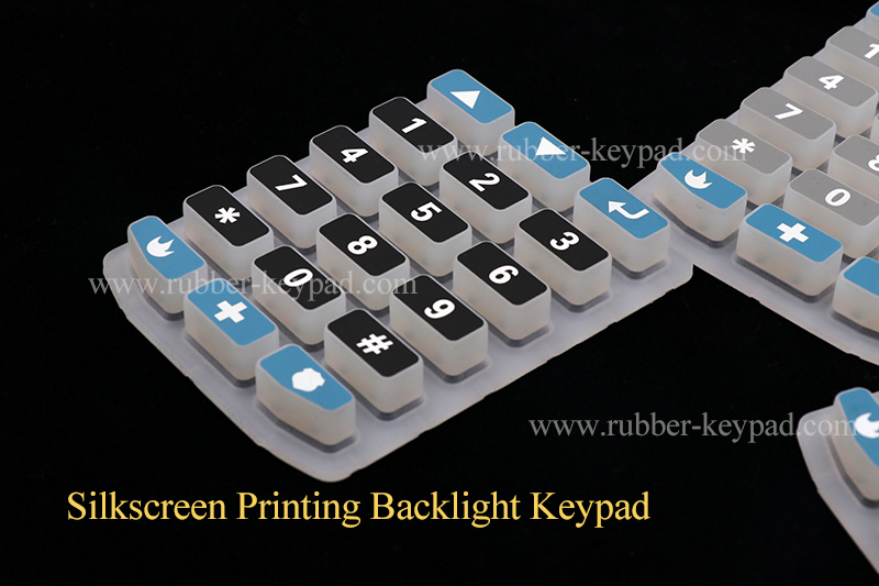 Color Sprayed Coating Rubber Keypad from China manufacturer - Xiamen ...