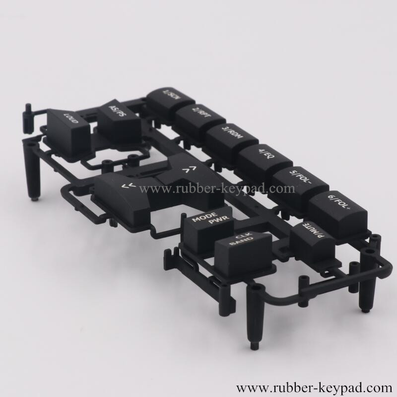Rubber Keypad with Plastic Button Cover from China manufacturer ...