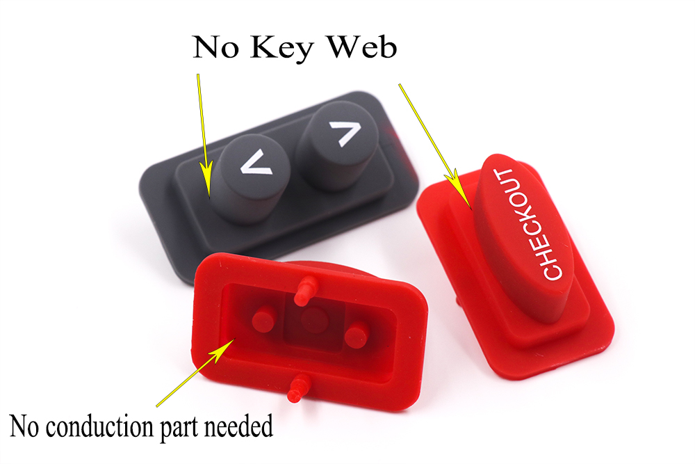 Rubber Key Caps, Silicone Keycaps, Push Button Caps/Covers, Keypad ...