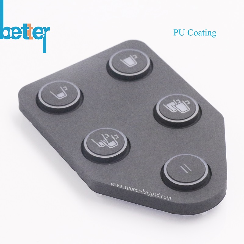 Different Protective Coatings For Silicone Rubber Button Keyboard