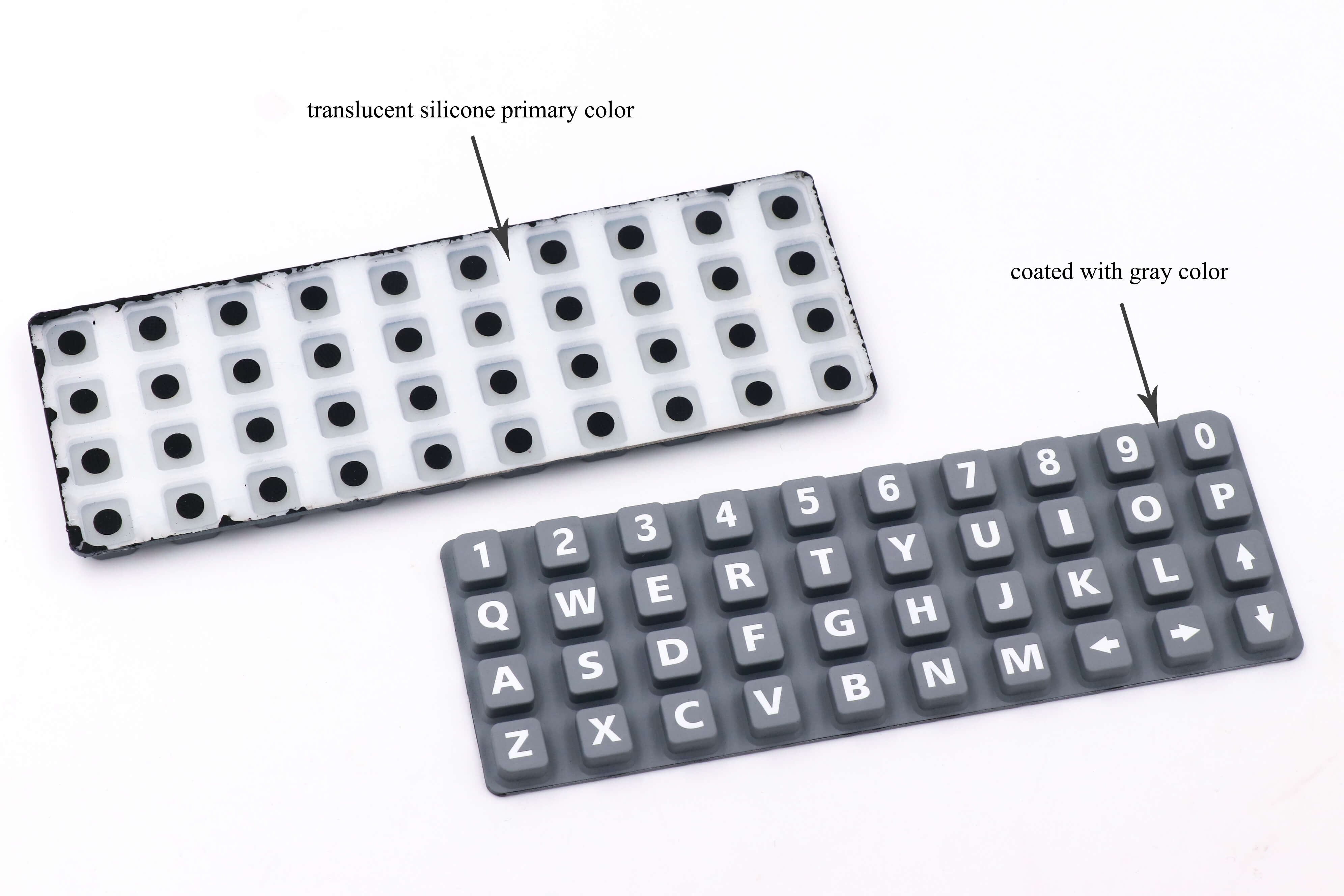 Overmolding of Silicone Multicolor Keyboard - Xiamen Better Silicone Co ...