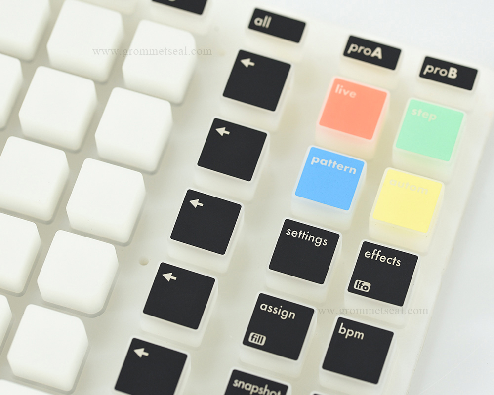 Silicone Conductive Buttons Pads Midi Keyboards Controller