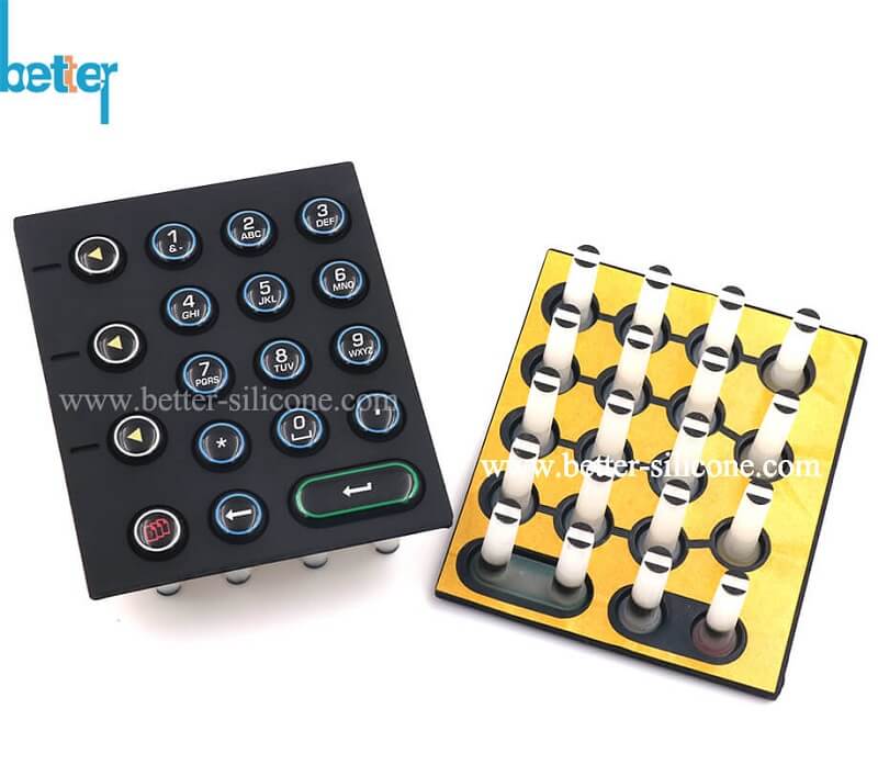 Back Self Adhesive Rubber Pad Buttons from China Manufacturer