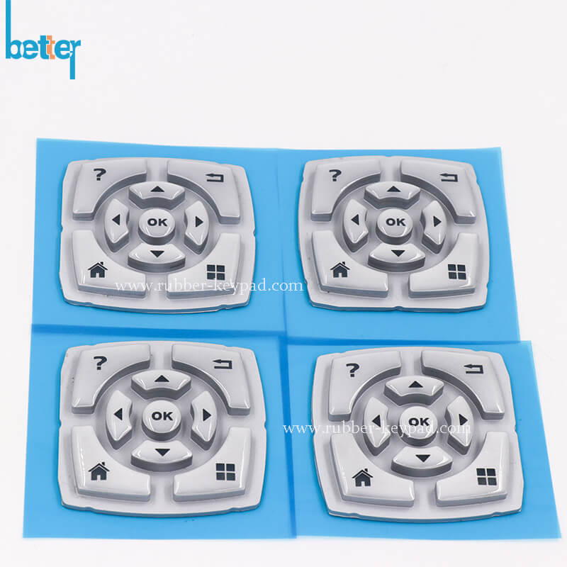 Back Self Adhesive Rubber Pad Buttons from China Manufacturer
